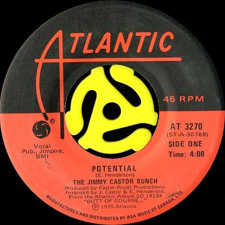 THE JIMMY CASTOR BUNCH / POTENTIAL (45's) - Breakwell Records