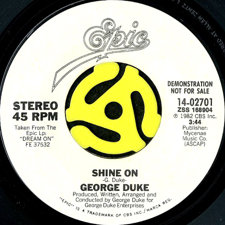 GEORGE DUKE / SHINE ON (45's) ｜BREAKWELL RECORDS - 中古レコード通販 Soul, Funk ...
