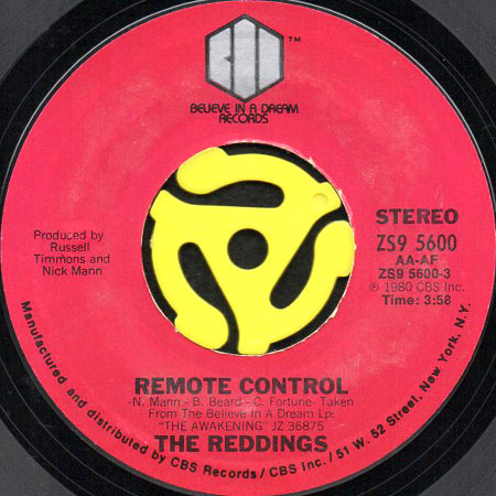 THE REDDINGS / REMOTE CONTROL b/w THE AWAKENING (45's) - Breakwell Records