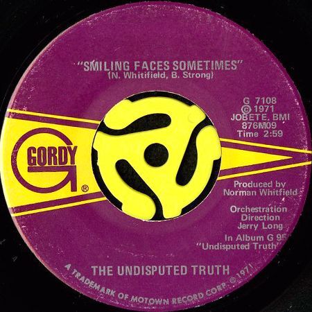 THE UNDISPUTED TRUTH / SMILING FACES SOMETIMES (45's) - Breakwell Records