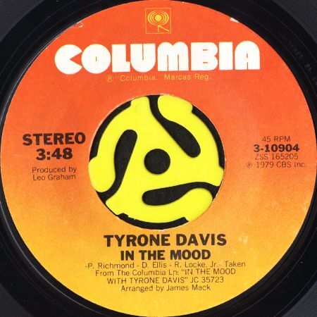TYRONE DAVIS / IN THE MOOD (45's) - Breakwell Records