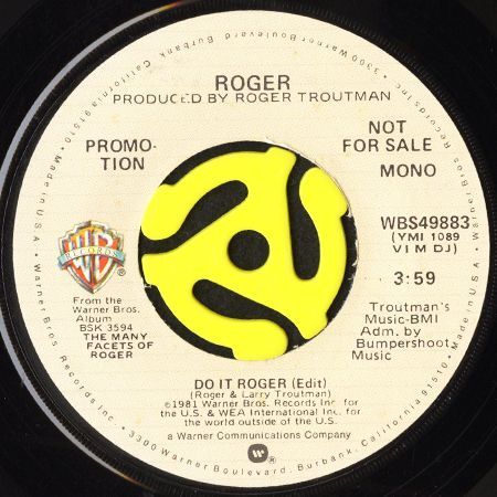 ROGER / DO IT ROGER (45's) (PROMO) - Breakwell Records