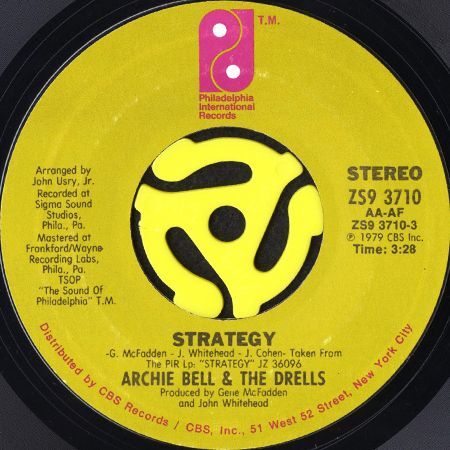 ARCHIE BELL & THE DRELLS / STRATEGY (45's)｜BREAKWELL RECORDS - 中古レコード通販 ...